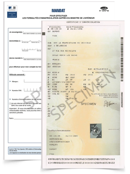 Immatriculer pour la première fois un véhicule de collection